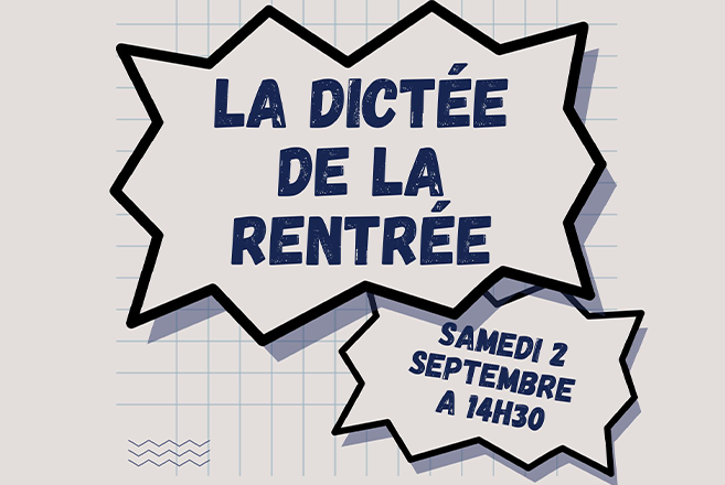 Villenauxe-la-Grande - DICTÉE DE LA RENTRÉE 2023